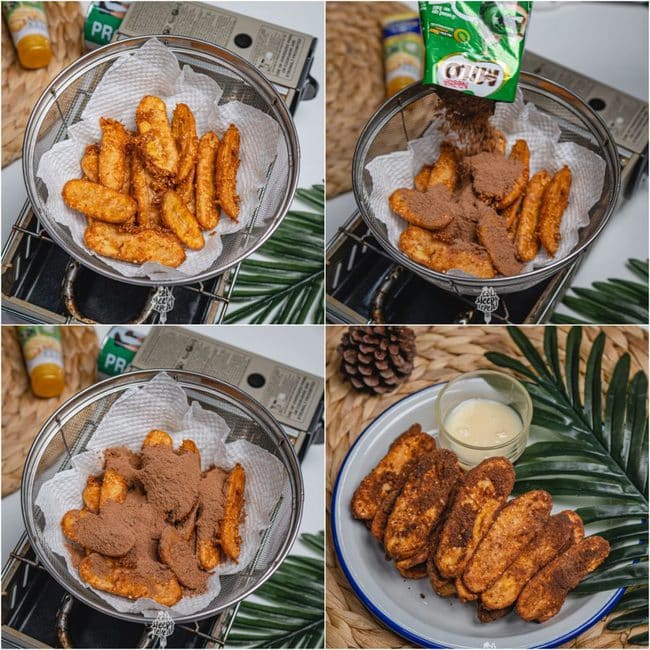 วิธีทำ กล้วยแขกไมโล ทอดเองง่ายๆ กรอบอร่อย ผงไมโลคลุกเคล้าเบาๆ - lulla ...